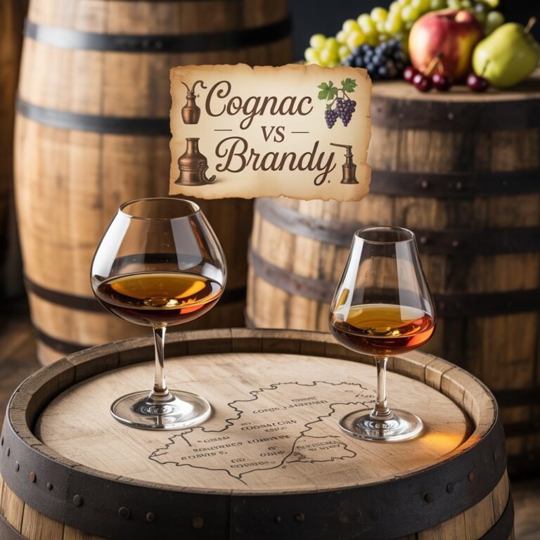 "Difference Between Cognac and Brandy: Key Distinctions Explained"